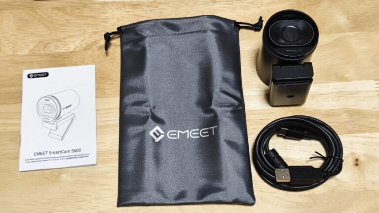 【EMEET S600 実機レビュー】ライブ配信や動画撮影用に最適！オートフォーカス対応の 4K 30fps WEBカメラ - ガジェチェス