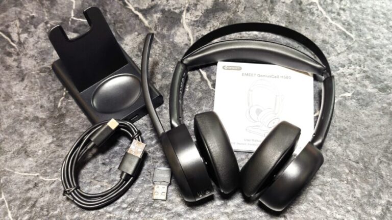 【EMEET GeniusCall HS80 実機レビュー】配信やWEB会議に超役立つ便利で安価なヘッドセット - ガジェチェス